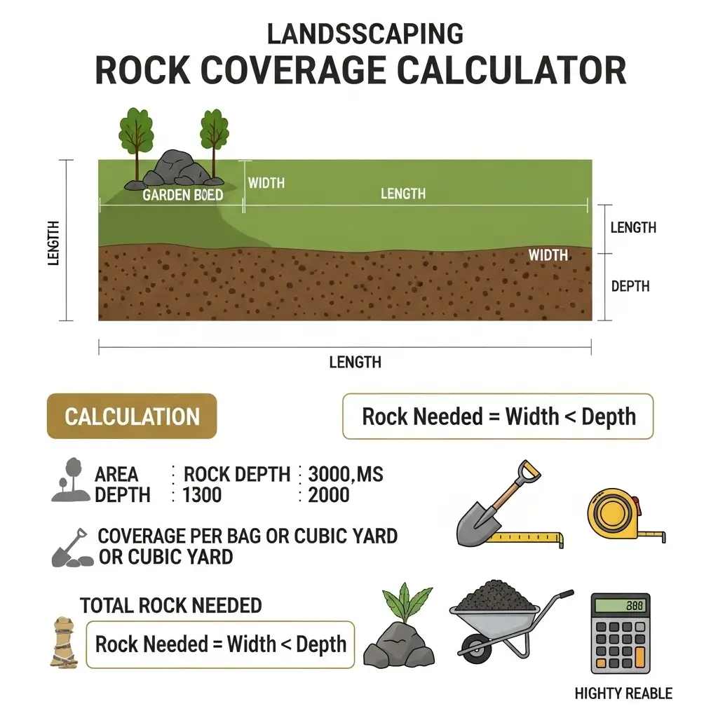 Rock Coverage Calculator | Estimate Gravel and Rock Needed
